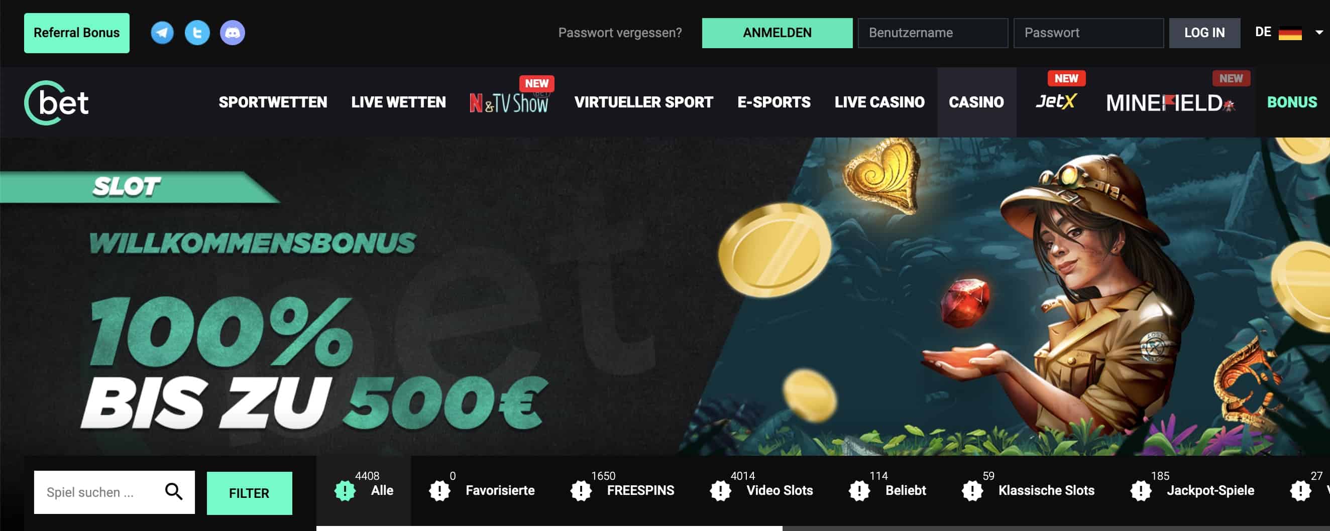 CBet Casino Erfahrungen 100 Bonus Bis Zu 500 Seri s CBet Casino Erfahrungen 100 Bonus Bis Zu 500 Seri s